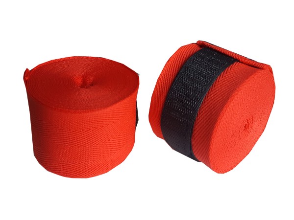KANONG Elastic Muaythai boxing Hand wraps : Red | muaythaisport.com