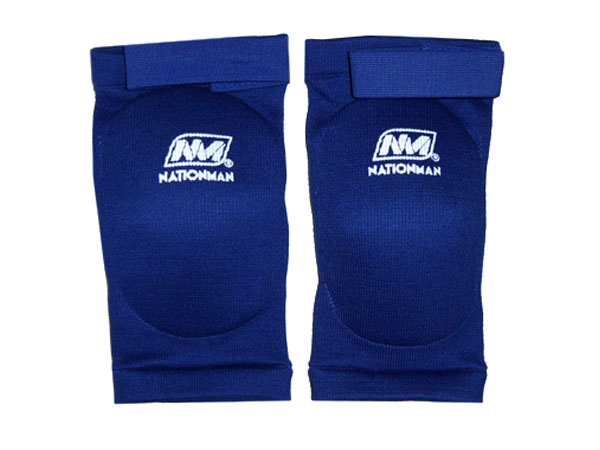 Muay Thai Boxing Amateur Elbow Guards : Blue | muaythaisport.com